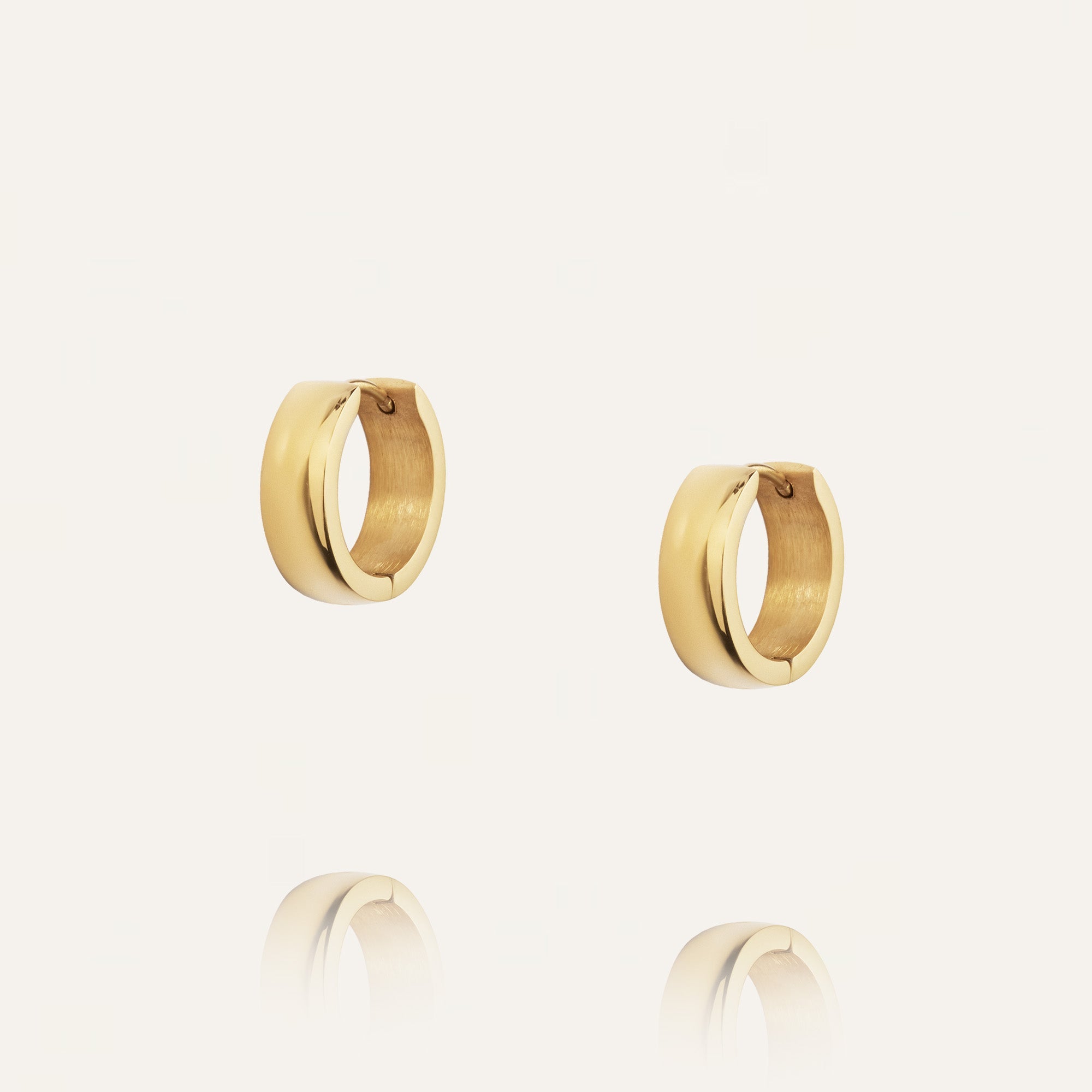 Chunky Gold Hoops Large Mockberg Germany